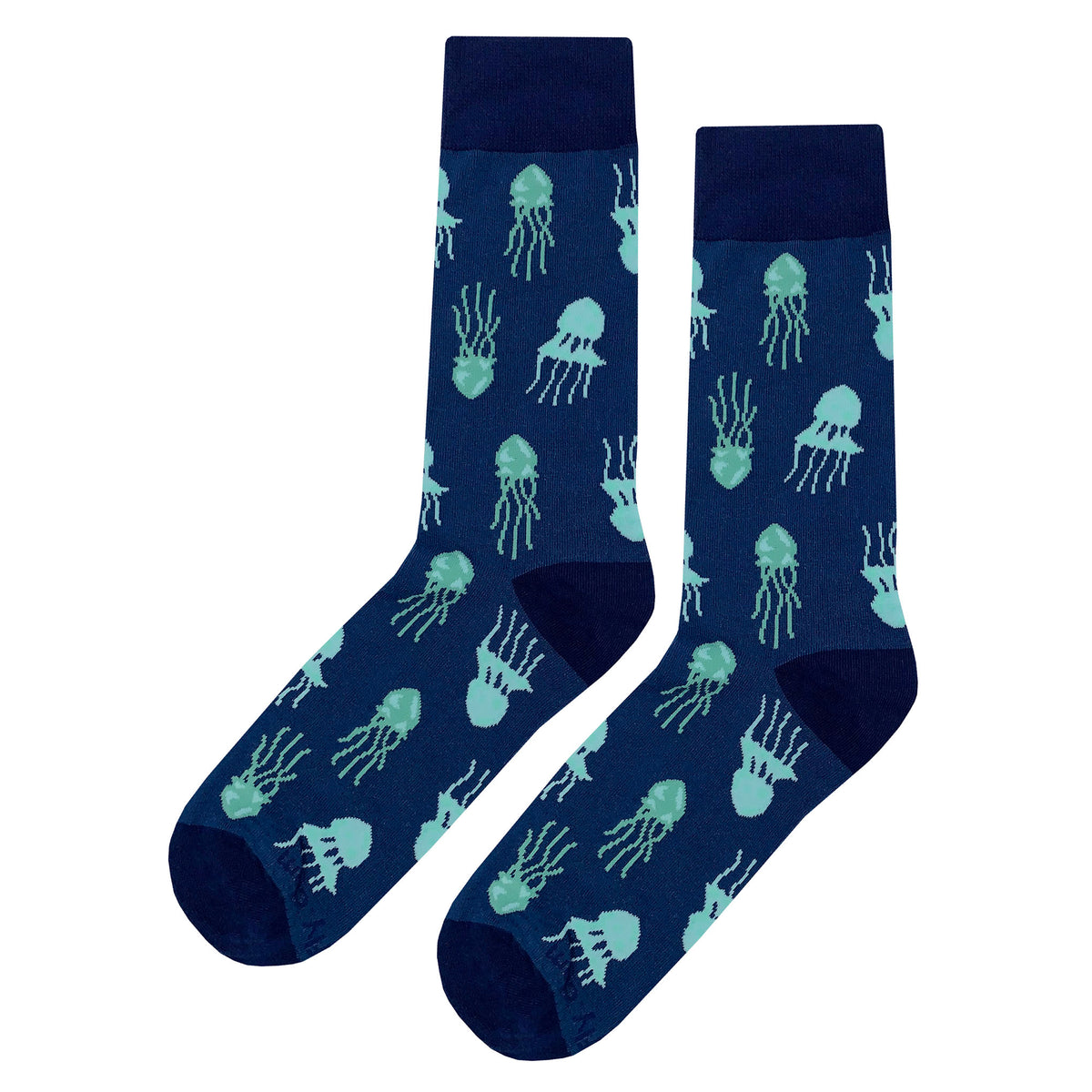 Aqua Jellyfish Socks - Fun and Crazy Socks at Sockfly.com