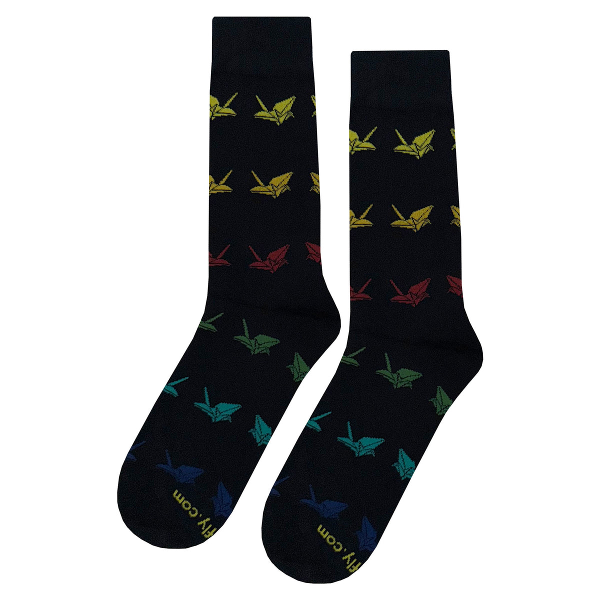 Paper Crane Socks - Fun and Crazy Socks at Sockfly.com