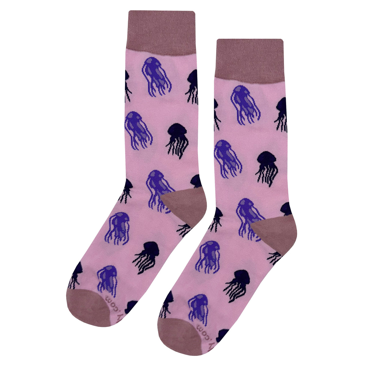 Purple Jellyfish Socks - Fun and Crazy Socks at Sockfly.com