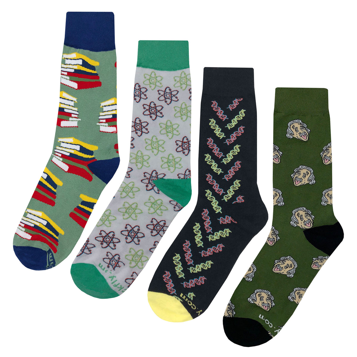 Science Socks 4 Pack - Fun and Crazy Socks at Sockfly.com