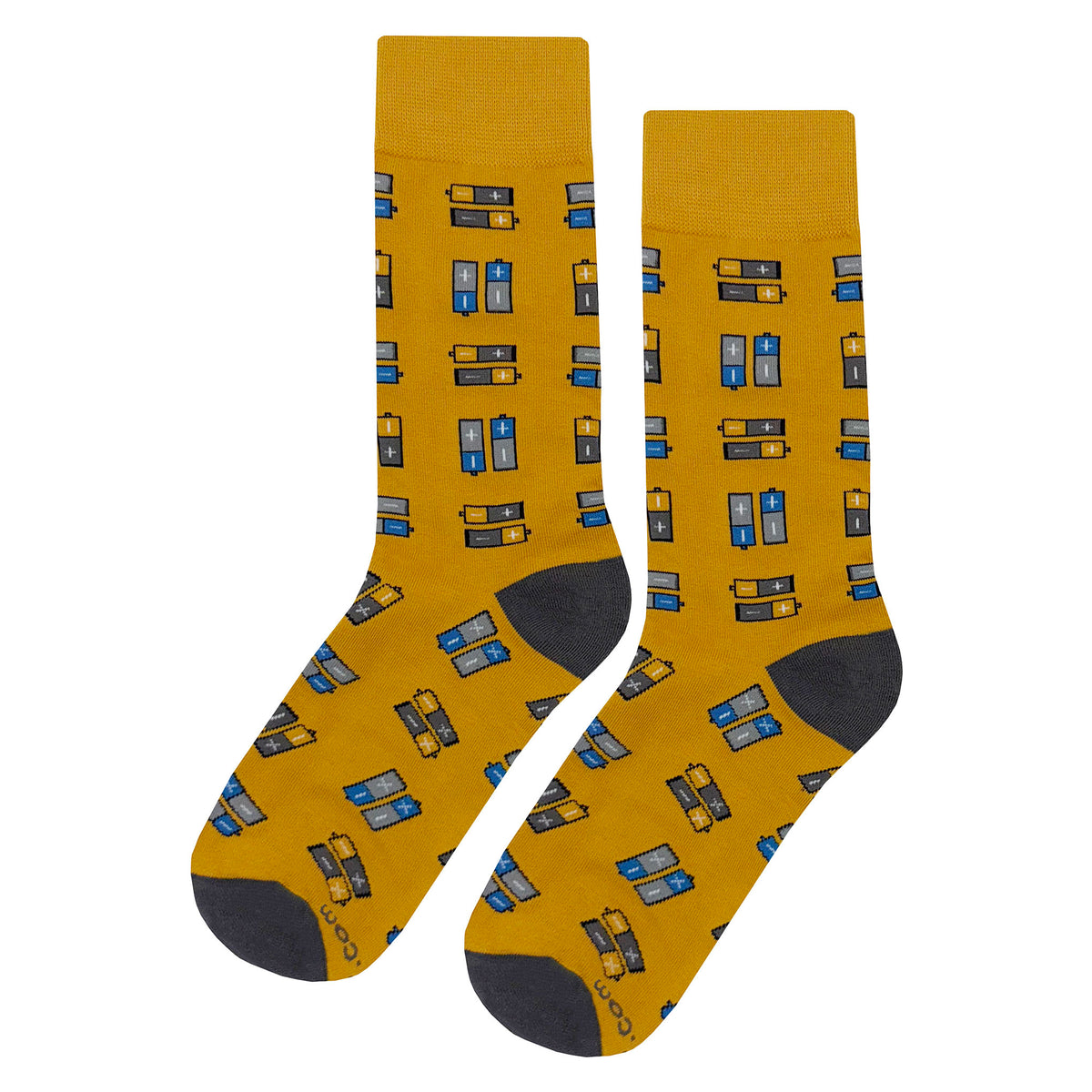 Small Battery Socks - Fun and Crazy Socks at Sockfly.com