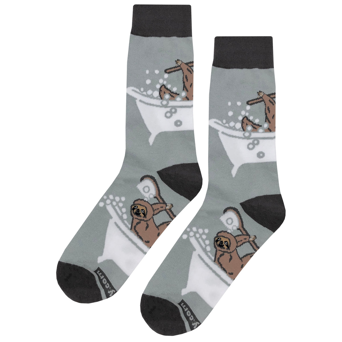 Bathing Sloth Socks - Fun and Crazy Socks at Sockfly.com