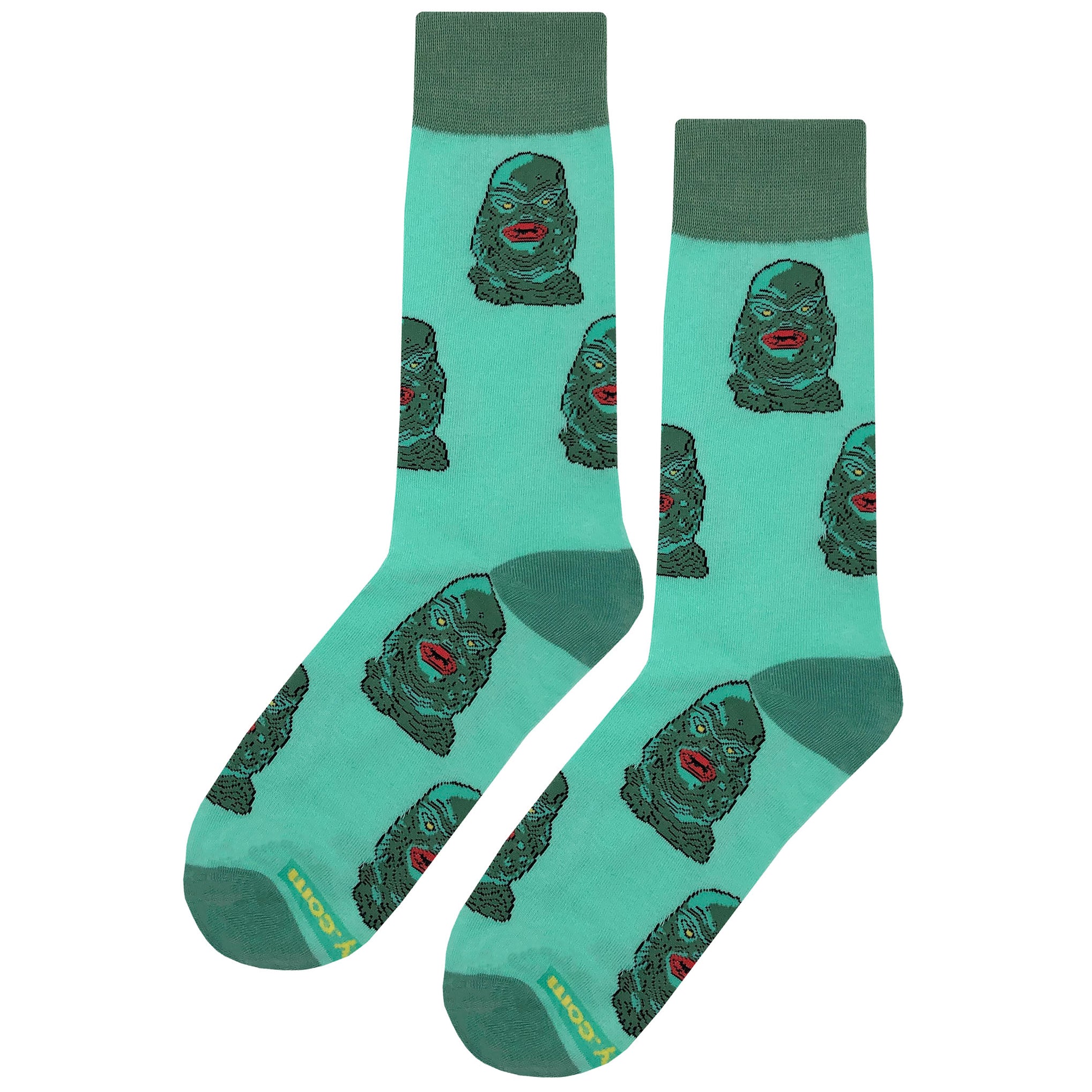 Black Lagoon Creature Socks - Fun and Crazy Socks at Sockfly.com