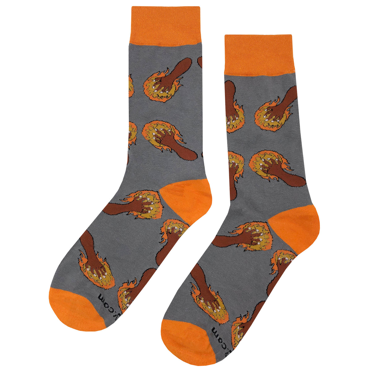 Flaming Basketball Socks - Fun and Crazy Socks at Sockfly.com