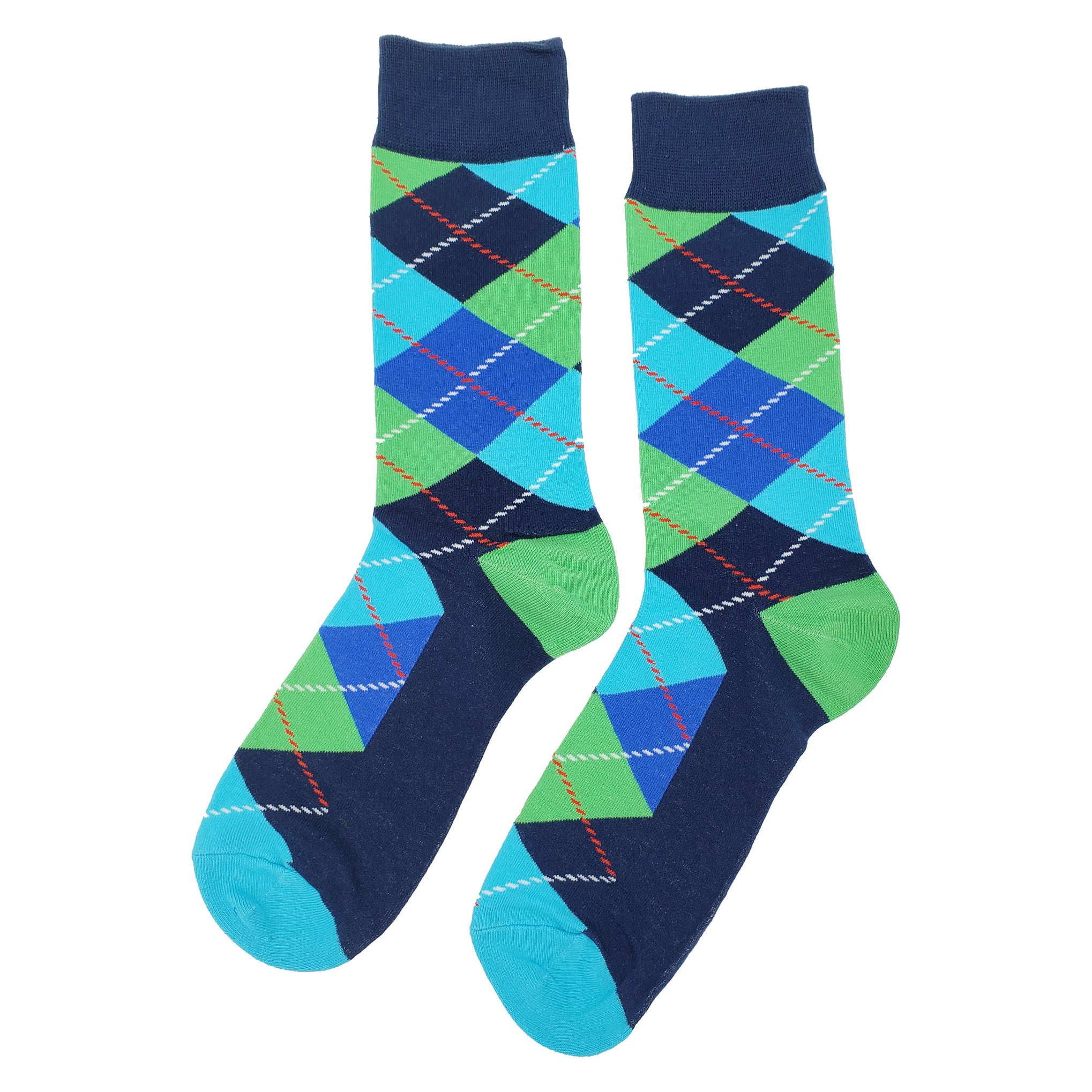 Argyle Pattern Socks | Classic Diamond Designs | Sockfly