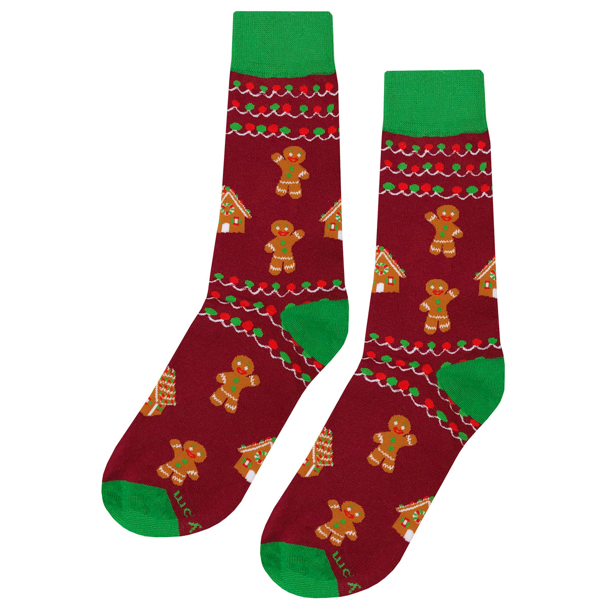 Gingerbread Holiday Socks - Fun and Crazy Socks at Sockfly.com