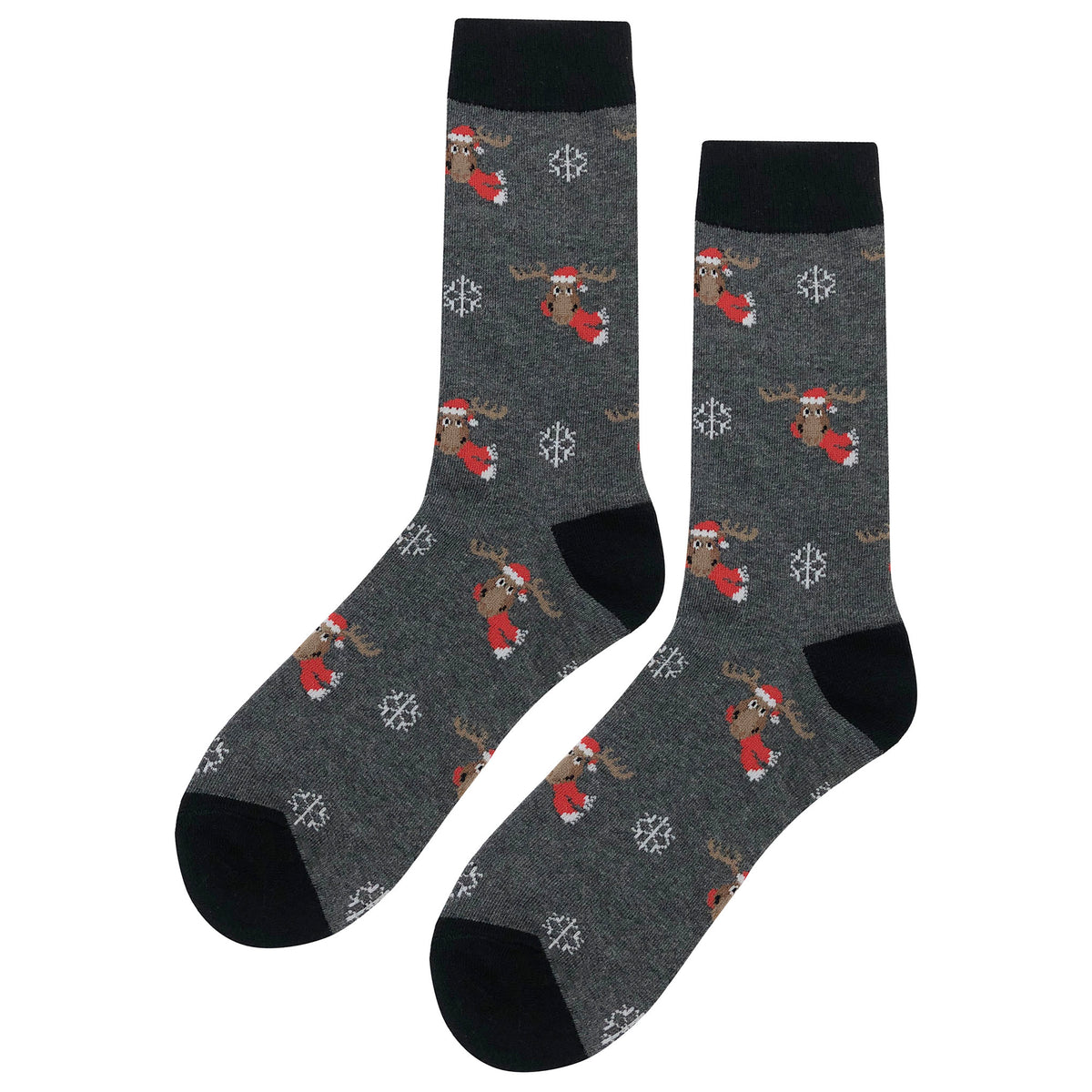 Holiday Moose Socks - Fun and Crazy Socks at Sockfly.com