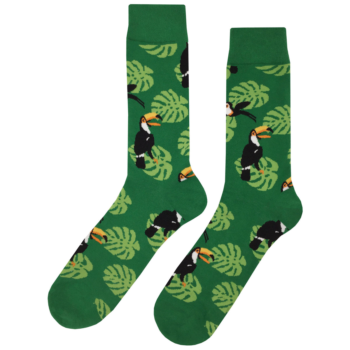 Jungle Toucan Socks - Fun and Crazy Socks at Sockfly.com