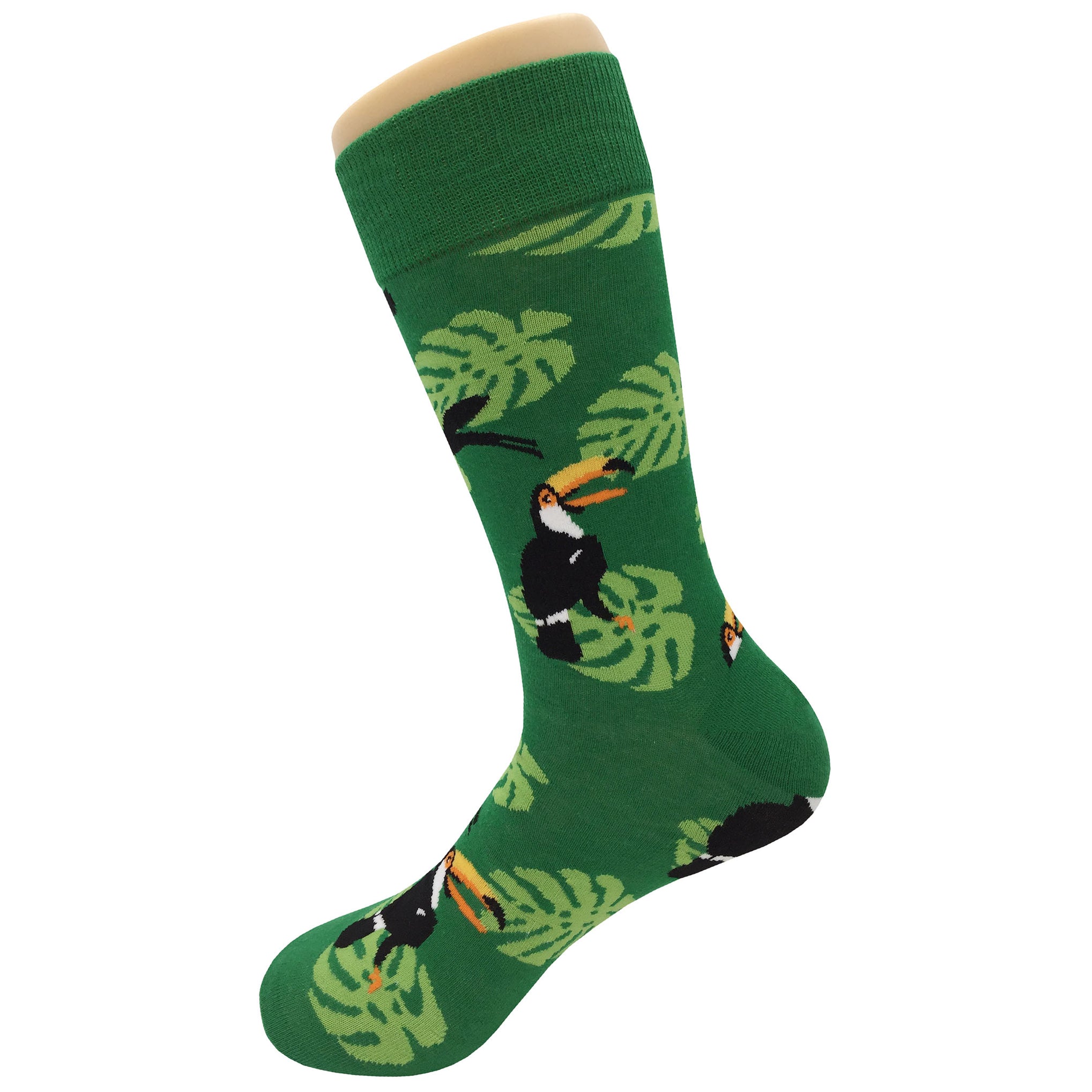 Jungle Toucan Socks - Fun and Crazy Socks at Sockfly.com