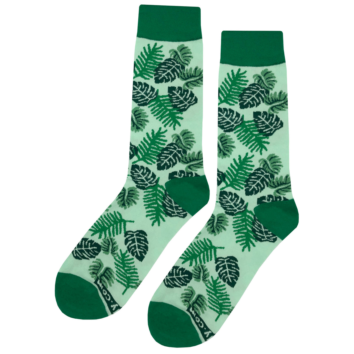 Leaf Green Socks - Fun and Crazy Socks at Sockfly.com
