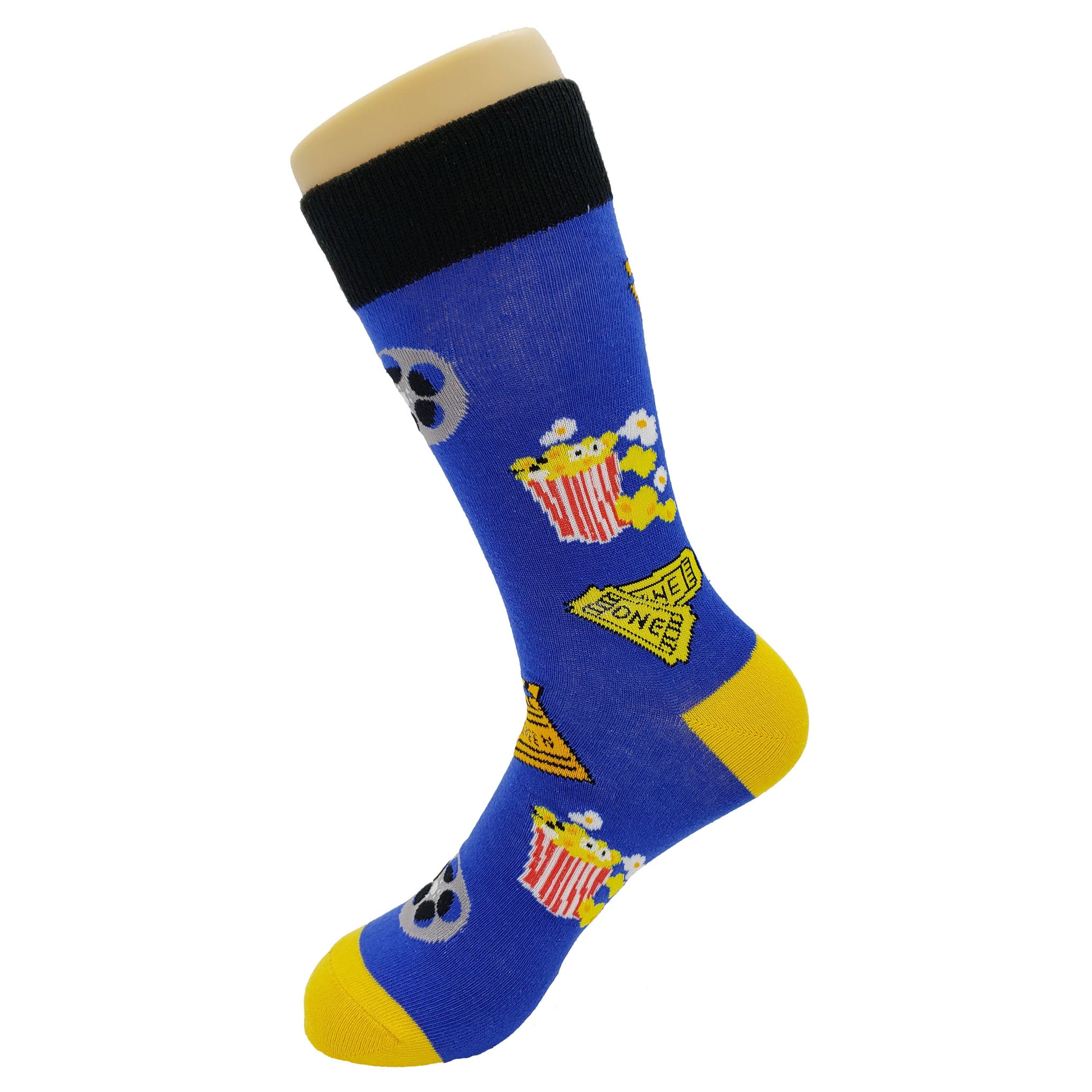 Movie Popcorn Socks - Fun and Crazy Socks at Sockfly.com