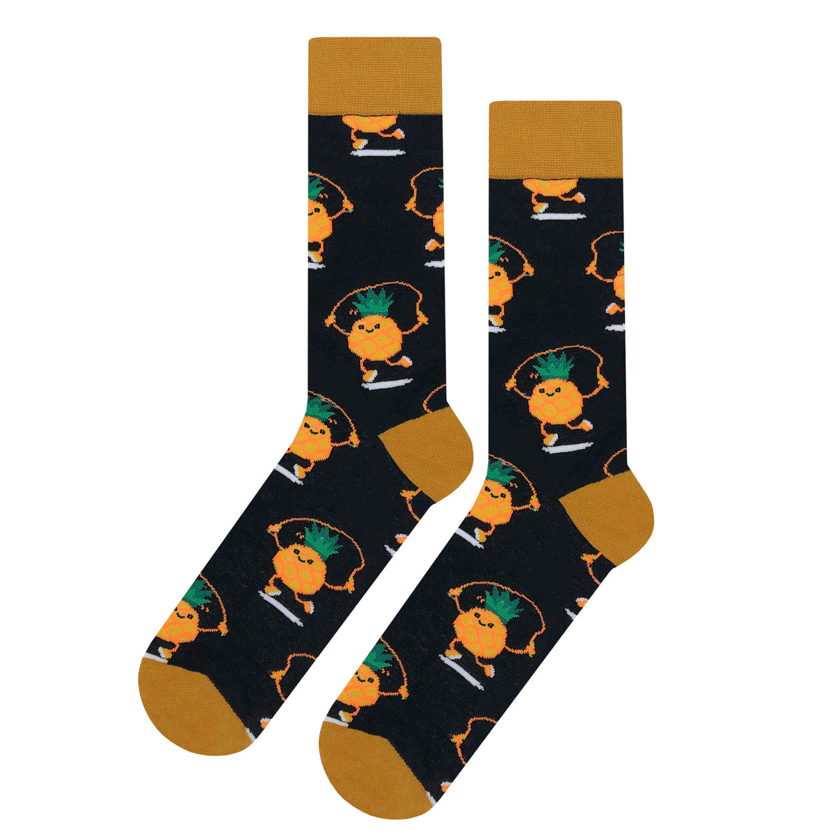 Pineapple Jump Socks - Fun and Crazy Socks at Sockfly.com