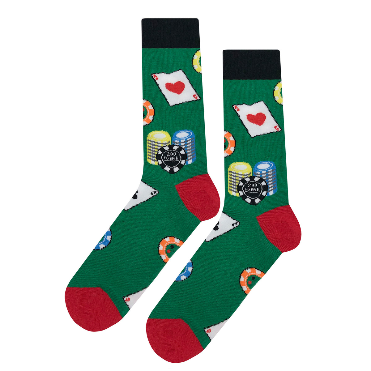 Poker Game Socks - Fun and Crazy Socks at Sockfly.com