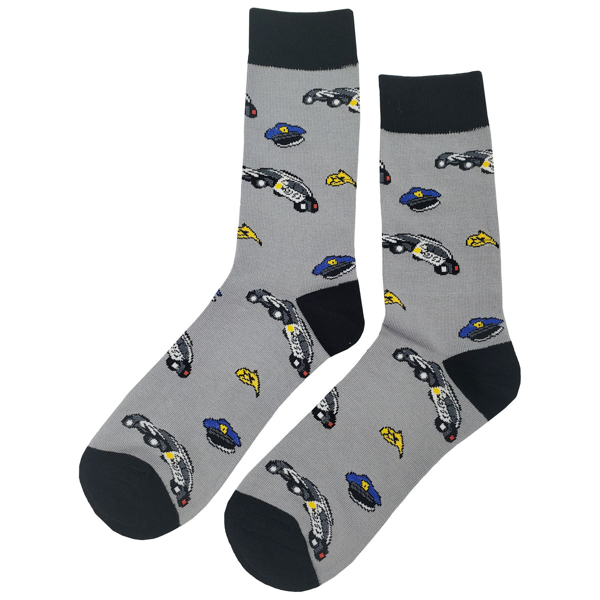 Police Car Socks - Fun and Crazy Socks at Sockfly.com