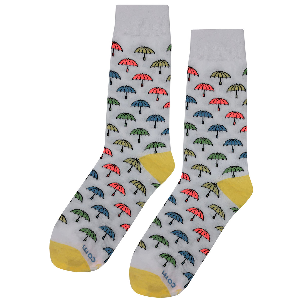 Rainbow Umbrella Socks - Fun and Crazy Socks at Sockfly.com