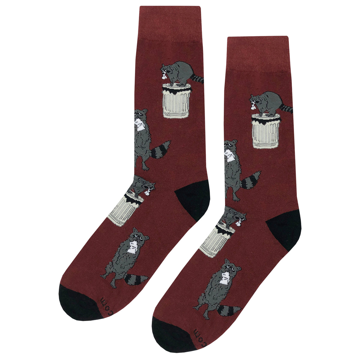 Rustling Raccoon Socks - Fun and Crazy Socks at Sockfly.com