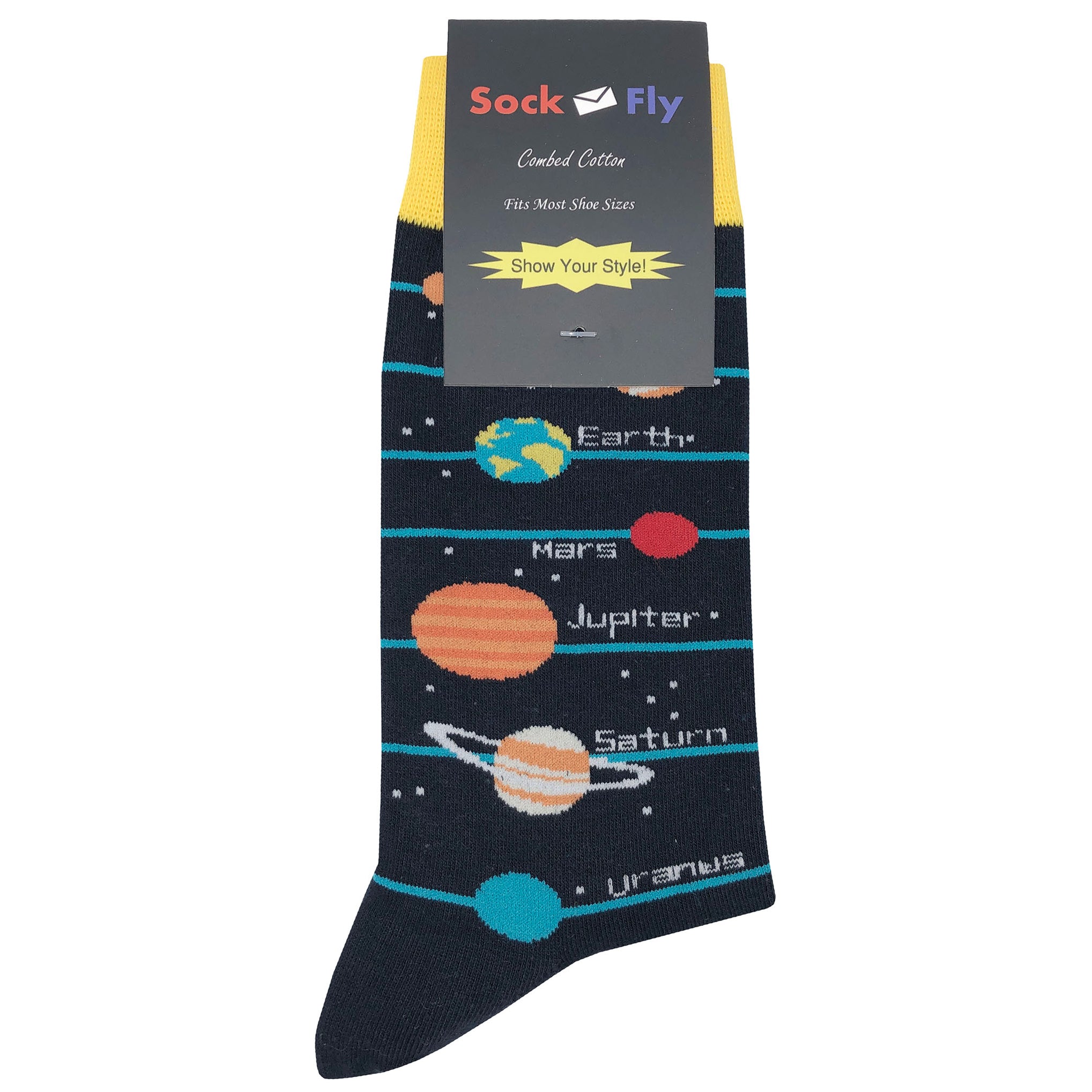 Solar System Socks - Fun and Crazy Socks at Sockfly.com