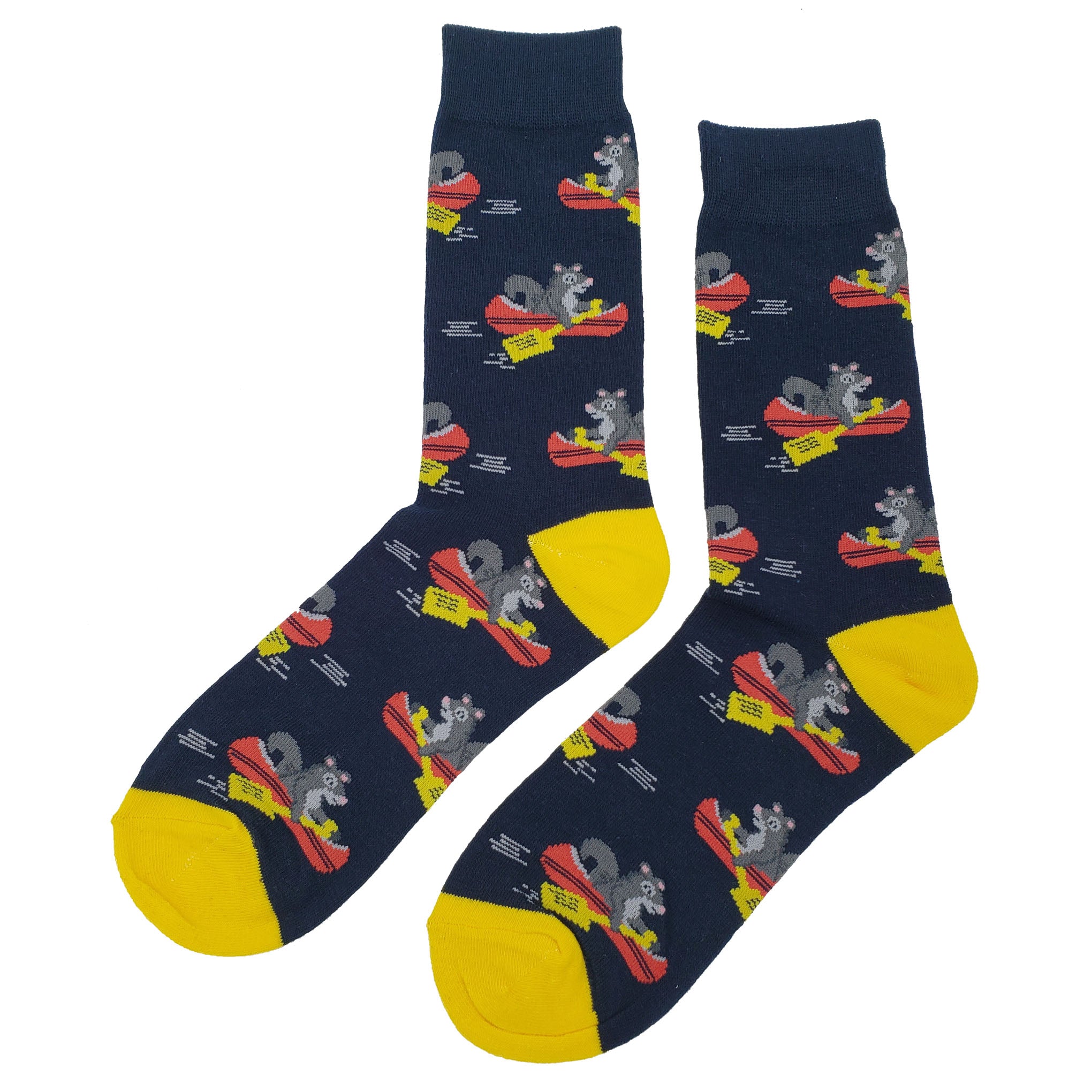 Squirrel Canoe Socks - Fun and Crazy Socks at Sockfly.com