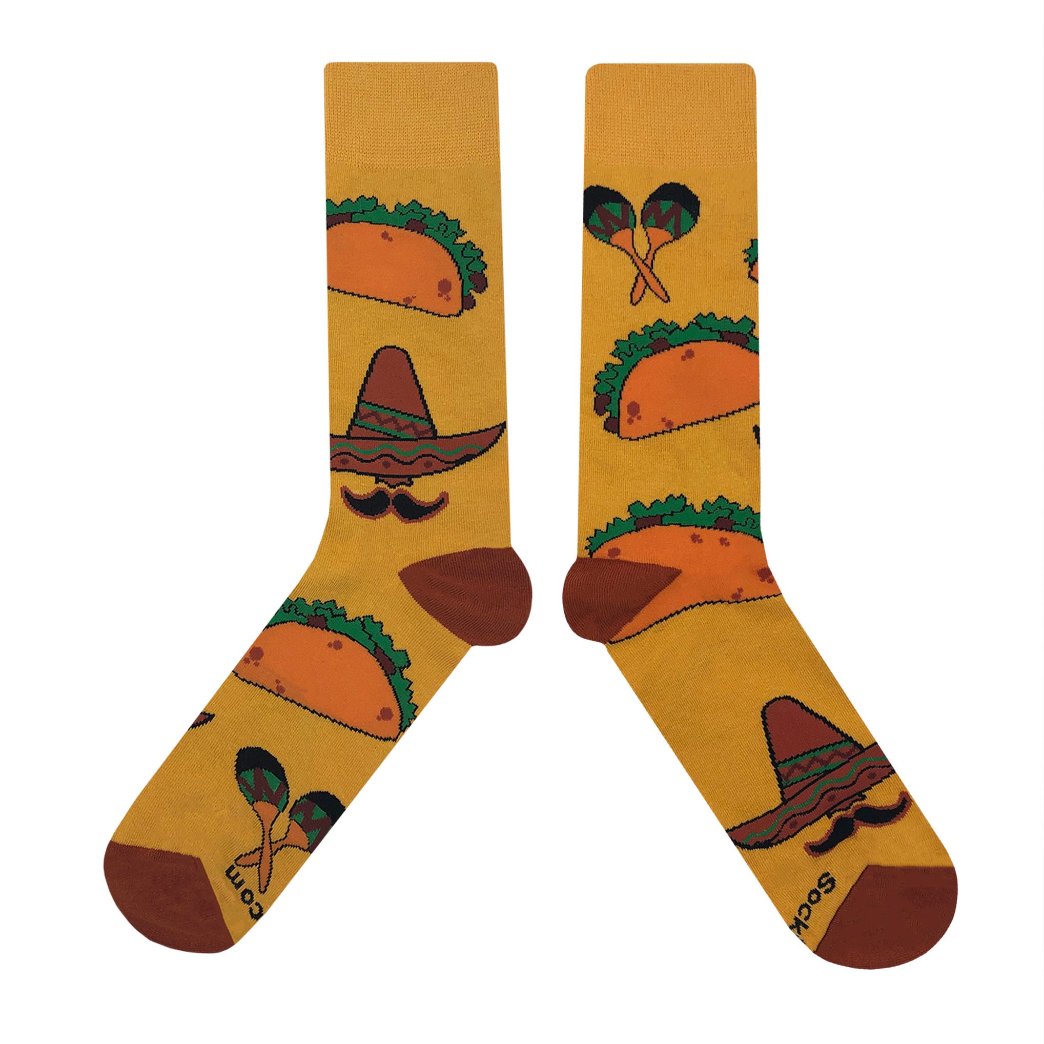 Taco Party Socks - Fun and Crazy Socks at Sockfly.com