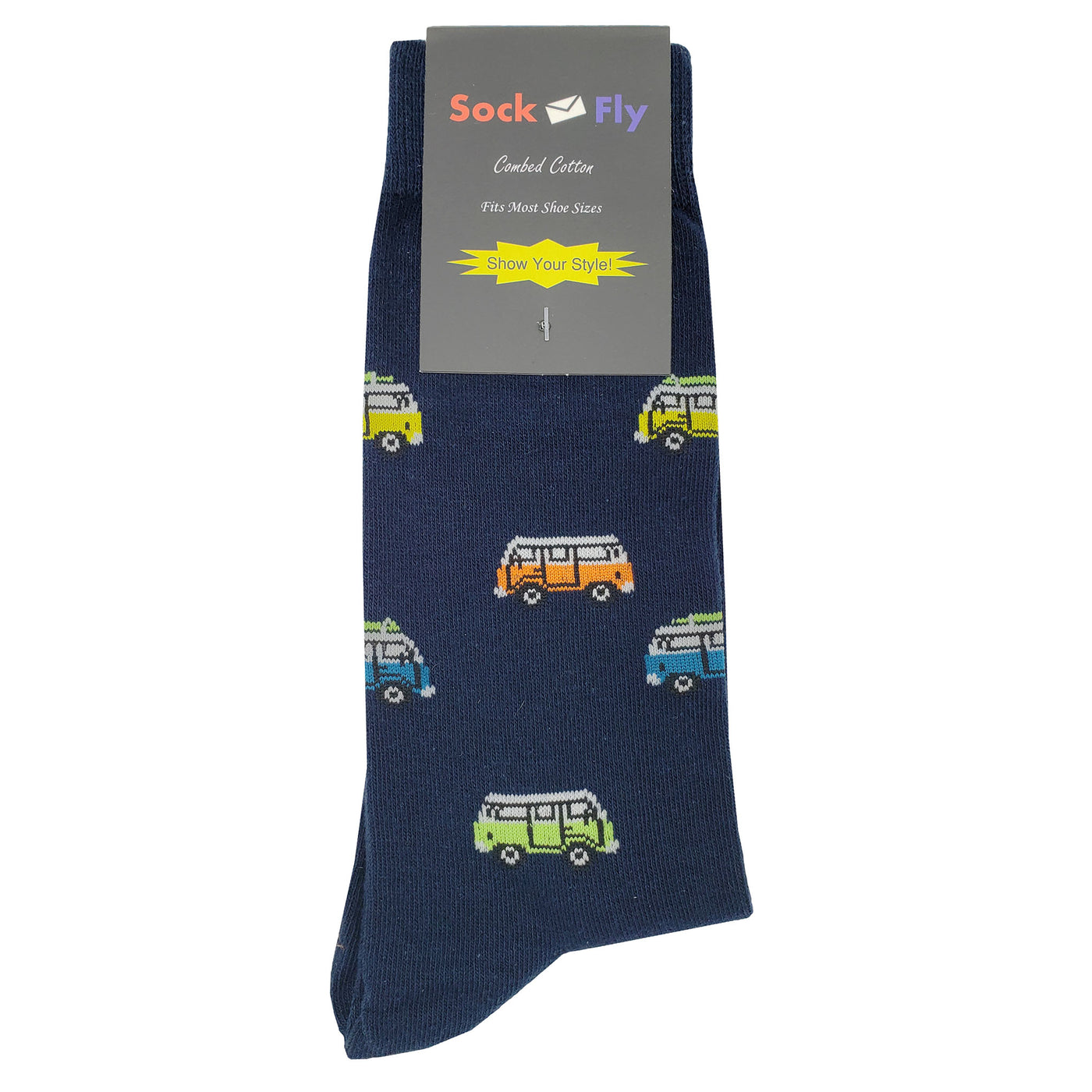 VW Bus Socks - Fun and Crazy Socks at Sockfly.com
